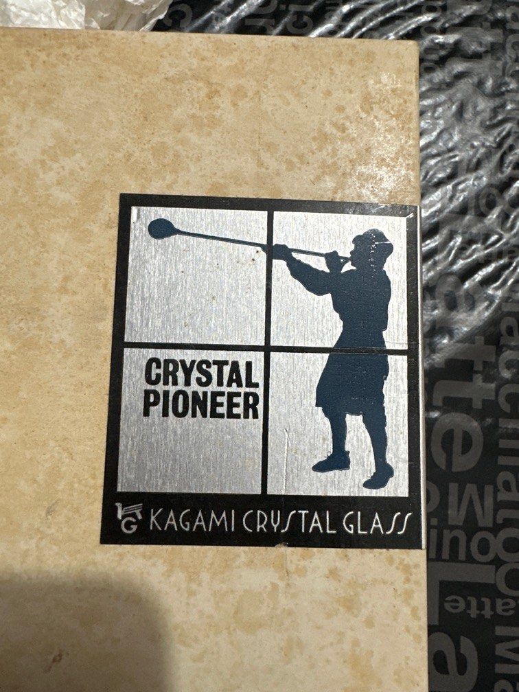 KAGAMI ORIGINAL CRYSTAL GLASS FROM JAPAN, Furniture & Home Living ...