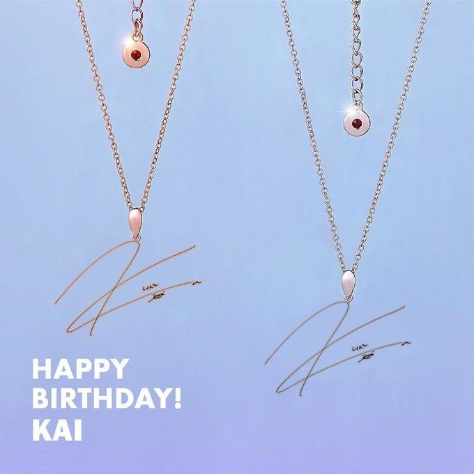 Kai EXO Birthday Necklace, Women's Fashion, Jewelry & Organisers, Necklaces on Carousell