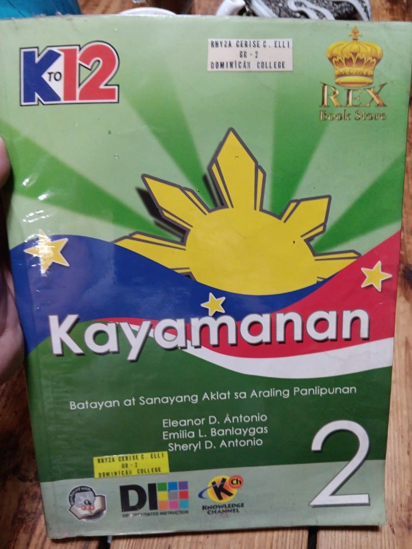 Kayamanan Batayan at Sanaying Aklat sa Araling Panlipunan Grade 2 Rex ...
