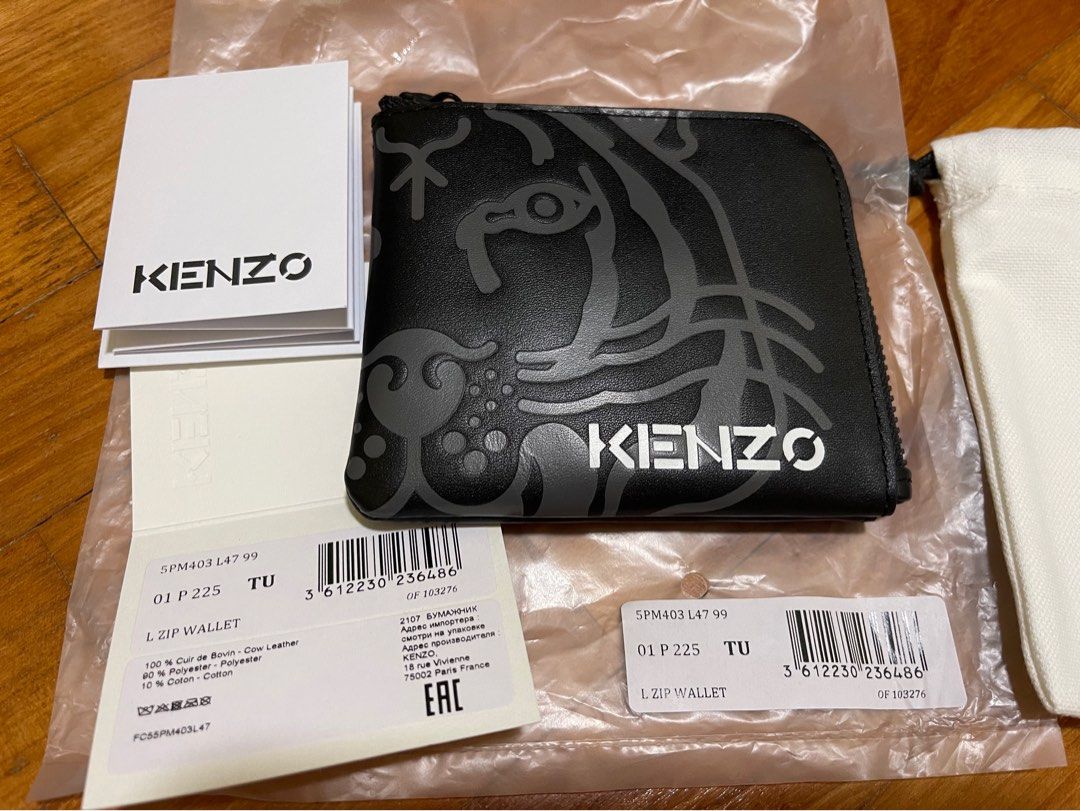Kenzo L zip wallet, Men's Fashion, Watches & Accessories, Wallets ...