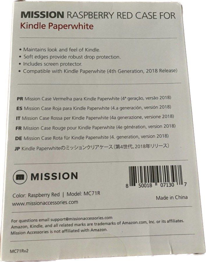 Kindle paperwhite 4 original case Mission raspberry, Mobile Phones ...