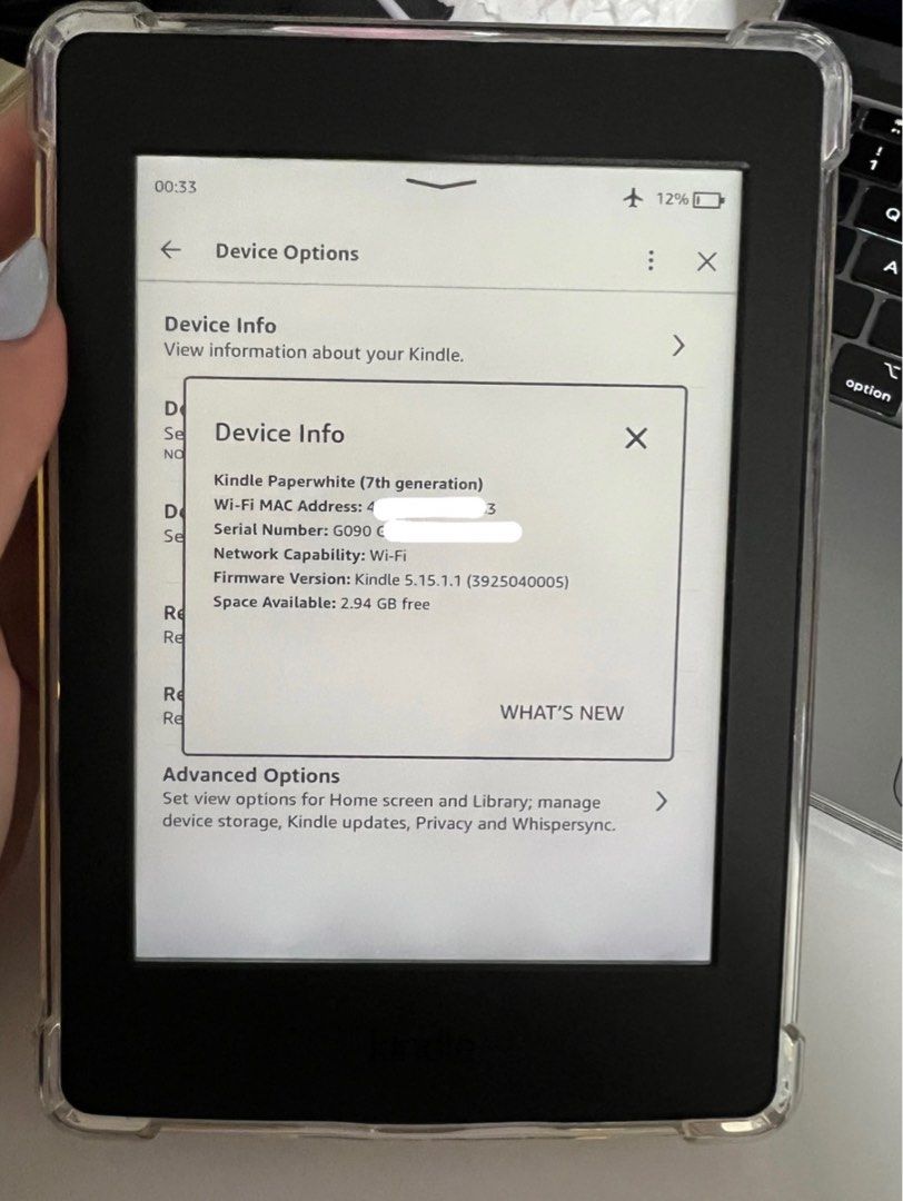 Kindle Paperwhite 7th Gen, Mobile Phones & Gadgets, E-Readers on Carousell