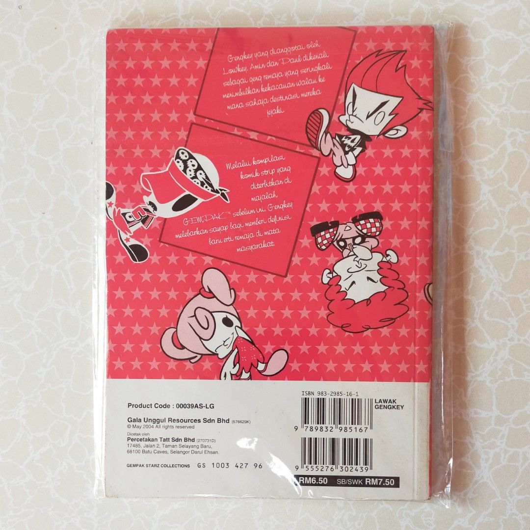 Komik Preloved Gempak Starz Lawak Gengkey Karya C2V / Michael Chuah ...