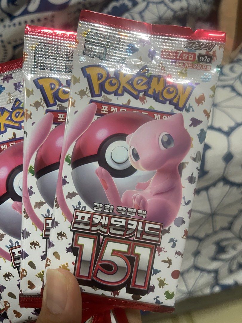 Korean 151 Loose packs(From Booster Boxes), Hobbies & Toys, Toys ...