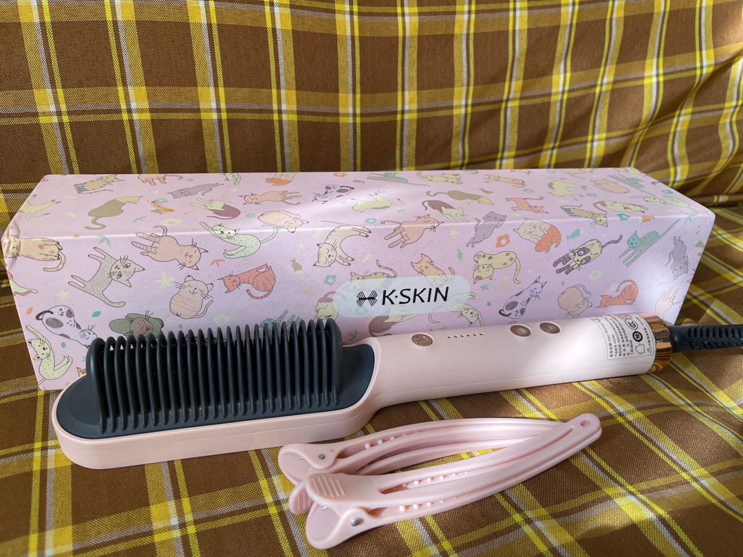 K-SKIN comb straightener, Beauty & Personal Care, Hair on Carousell
