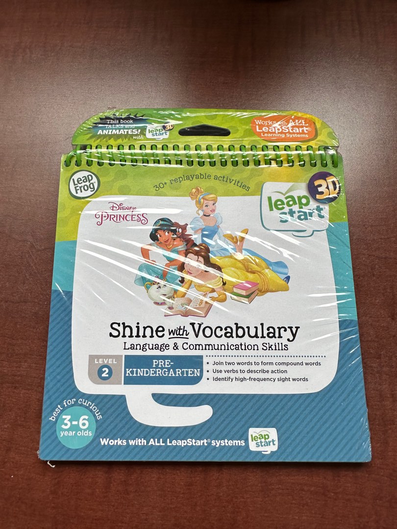 Leapfrog Leapstart 3D Disney Princess Shine with Vocabulary Level 2 ...