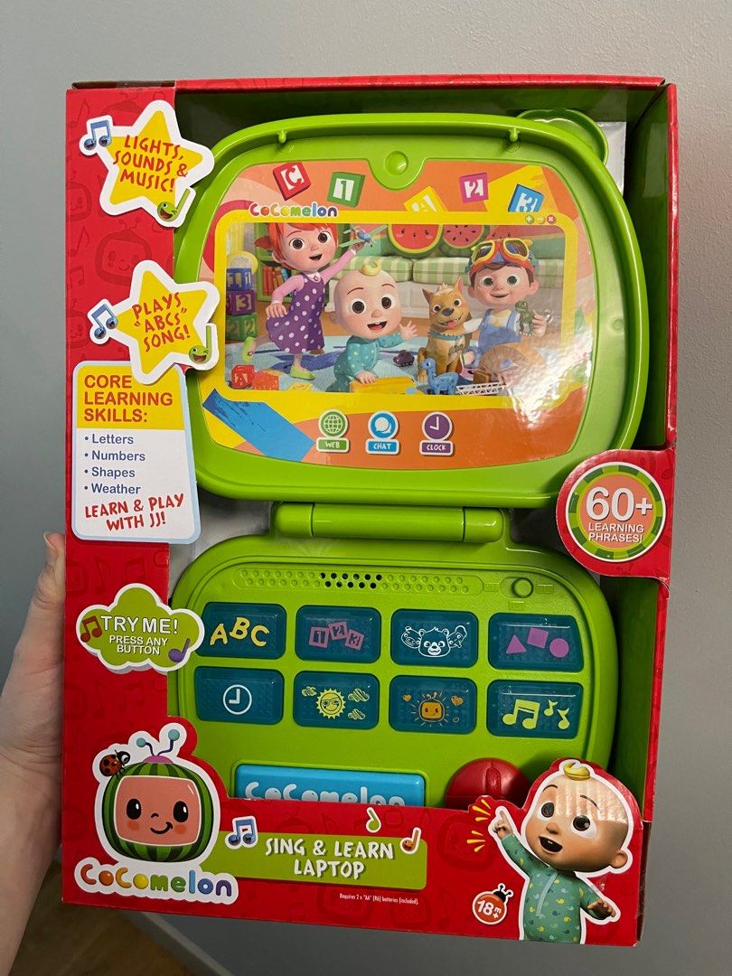 Learning laptop by cocomelon, Hobbies & Toys, Toys & Games on Carousell
