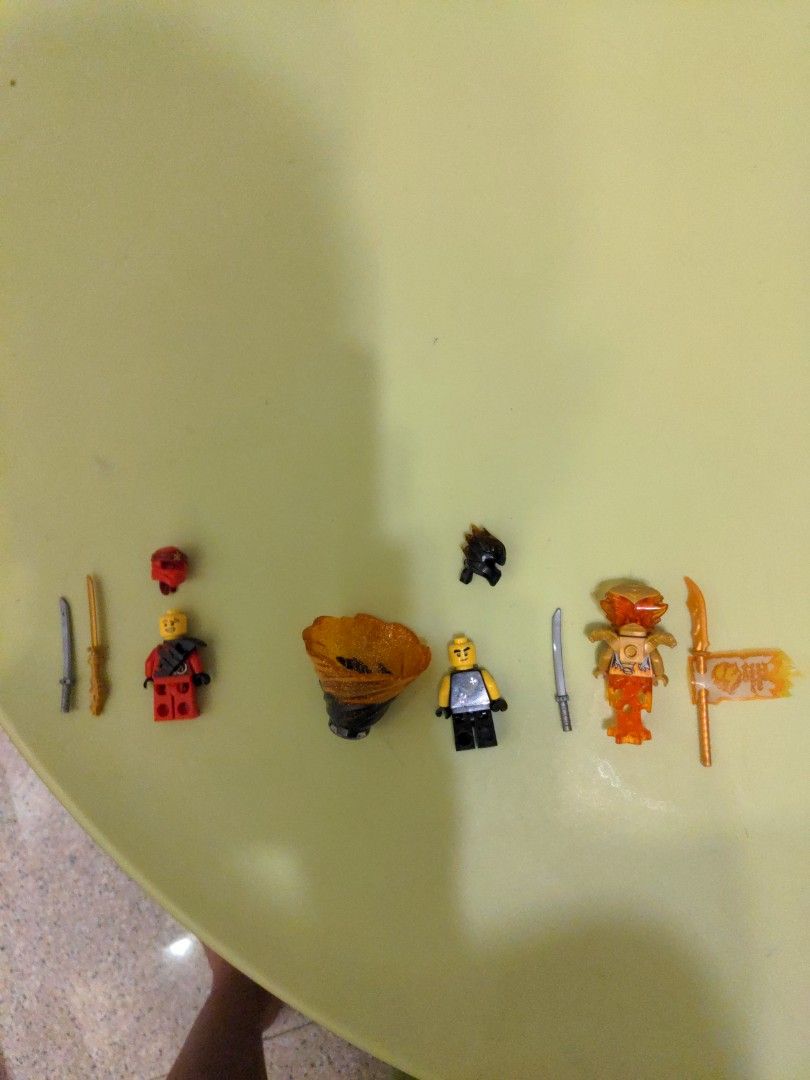 Lego Ninjago Minifigures (Kai,Cole and Aspheera, Hobbies & Toys, Toys & Games on Carousell