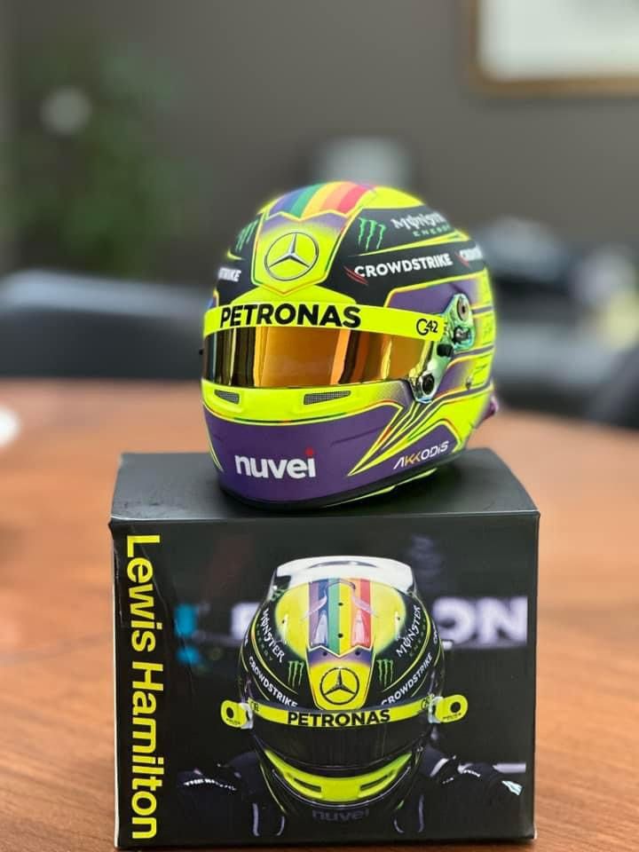 Lewis Hamilton 2023 F1 mini helmet, Hobbies & Toys, Memorabilia ...