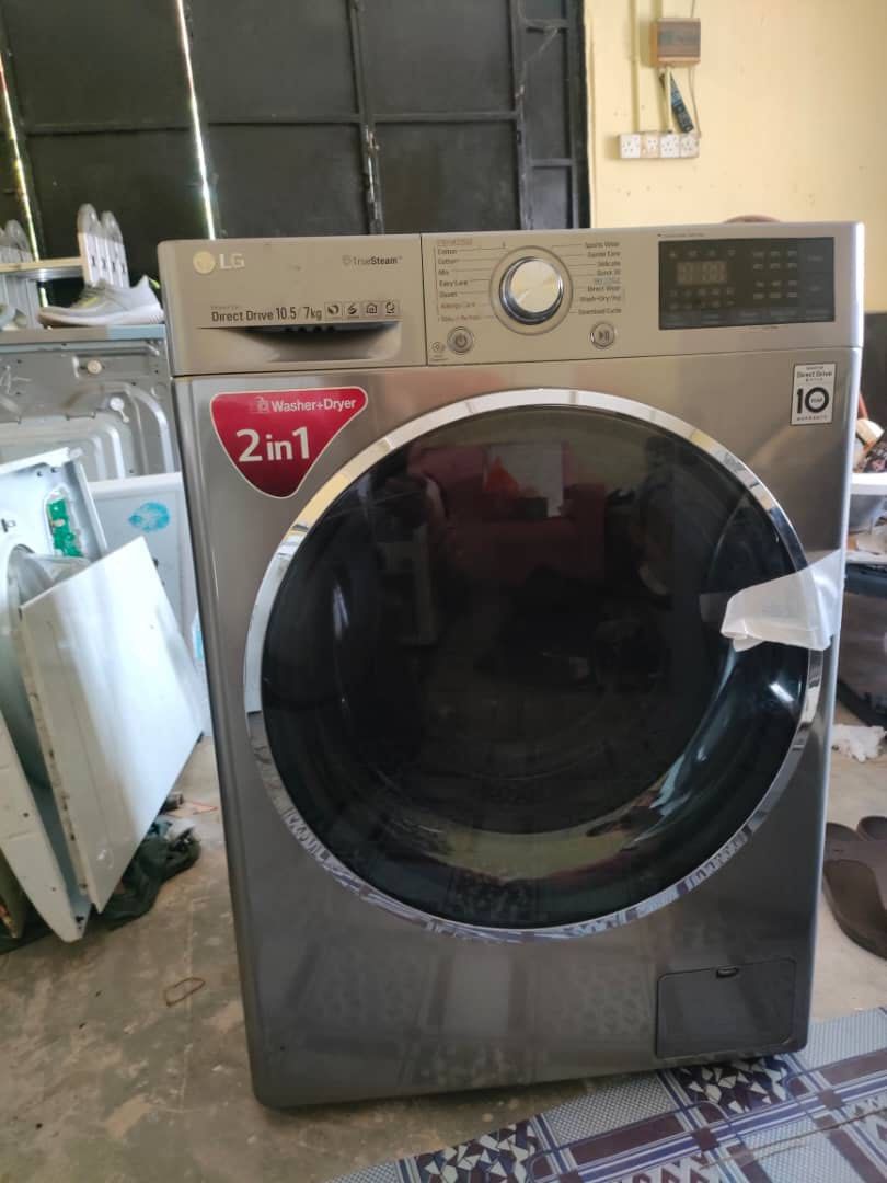 LG frond lod washing machine and dryer. 10 kg washer /7 kg drayer, TV ...