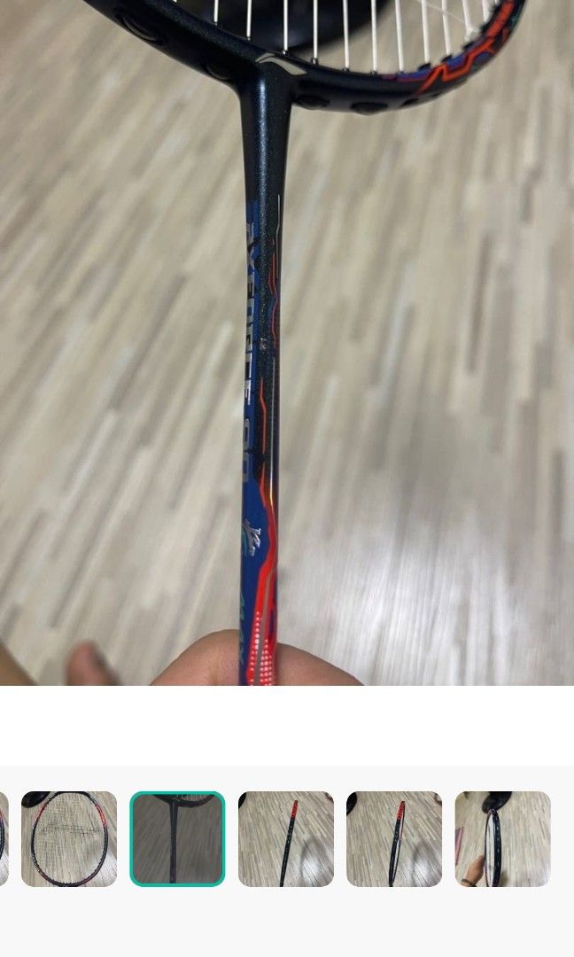 Lining axforce 90 tiger, Sports Equipment, Sports & Games, Racket ...