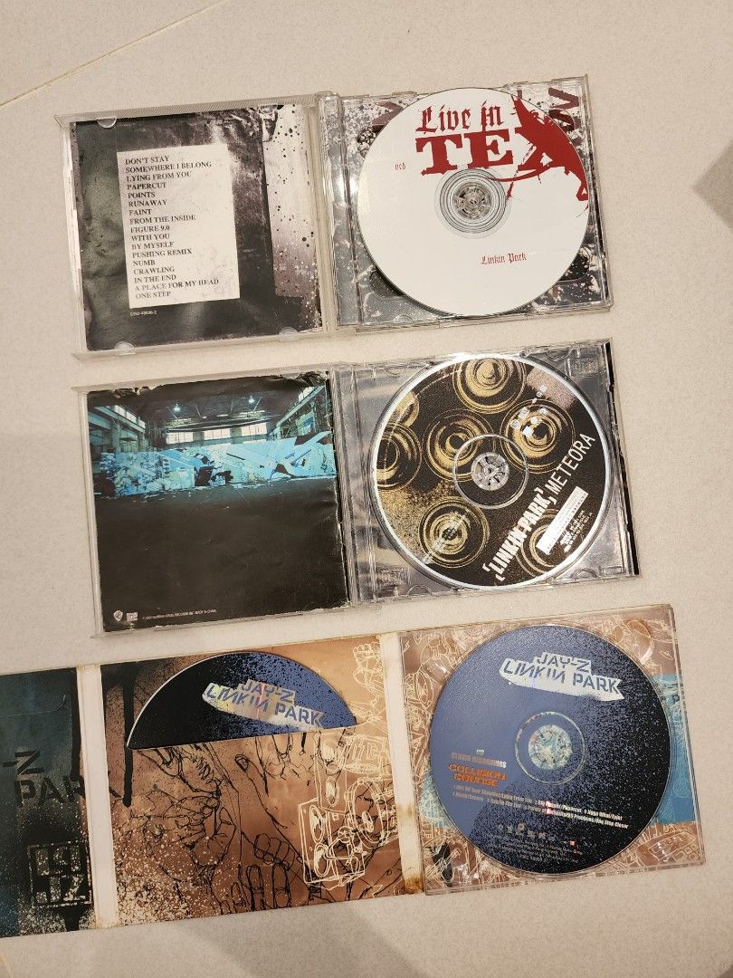 Linkin Park CD Album - Meteora Live in Texas Collision Course Jay Z ...