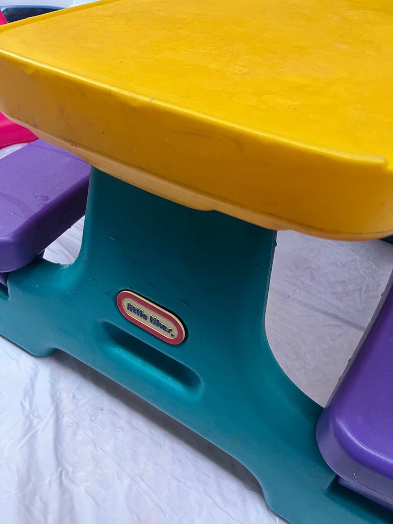 Little tikes foldable picnic table, Hobbies & Toys, Toys & Games on ...