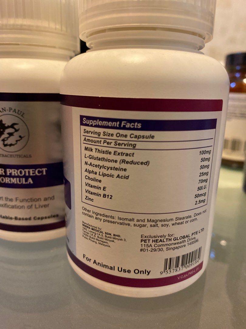 Liver Protect Formula for dogs, Health & Nutrition, Health Supplements ...