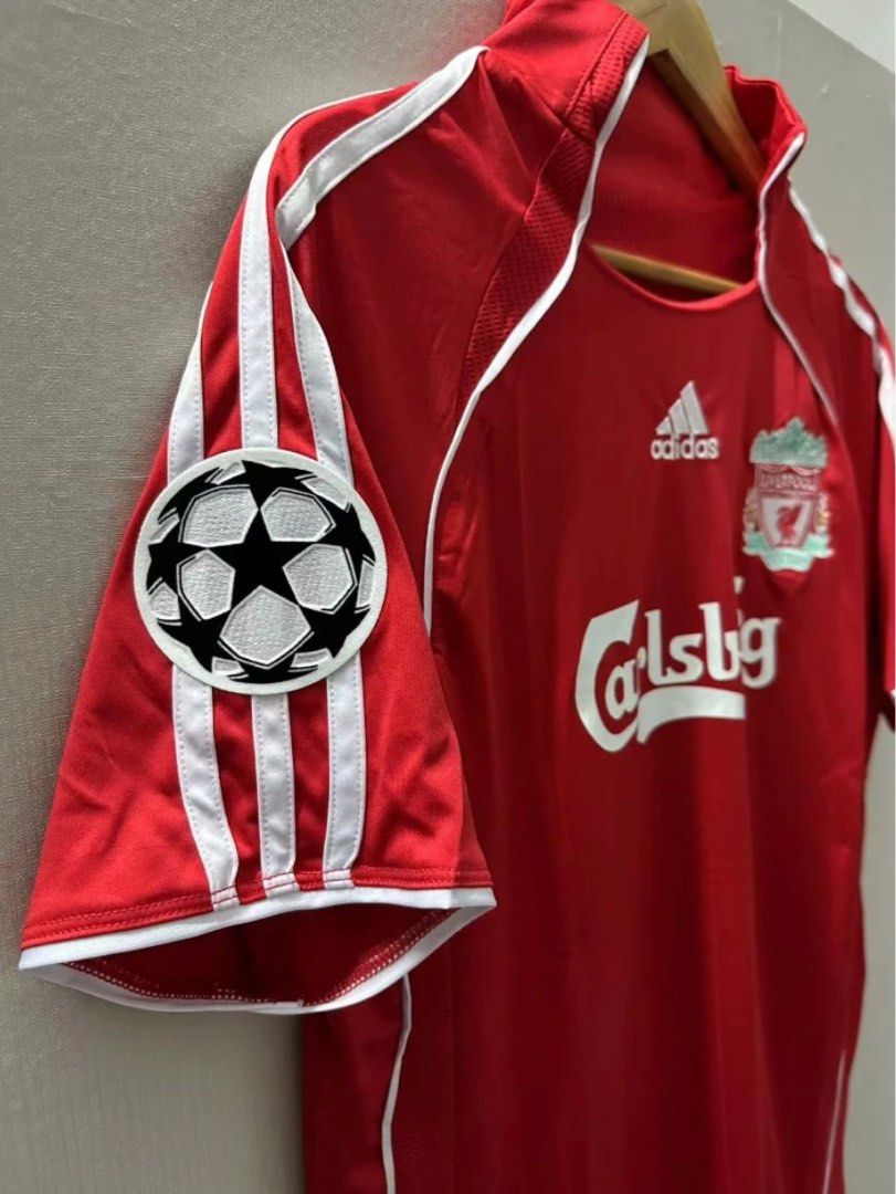 Liverpool 06/07 home jersey, Men's Fashion, Activewear on Carousell