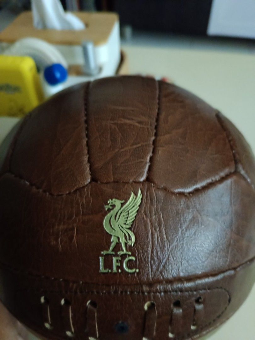 Liverpool Retro Soccer Ball, Sports Equipment, Sports & Games, Racket ...