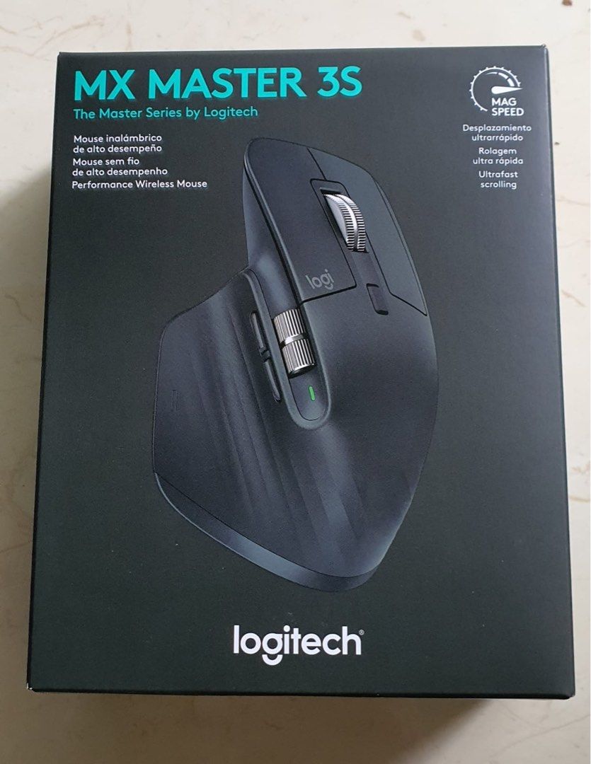 Logitech MX MASTER 3S Wireless mouse (Without seal open), Computers ...