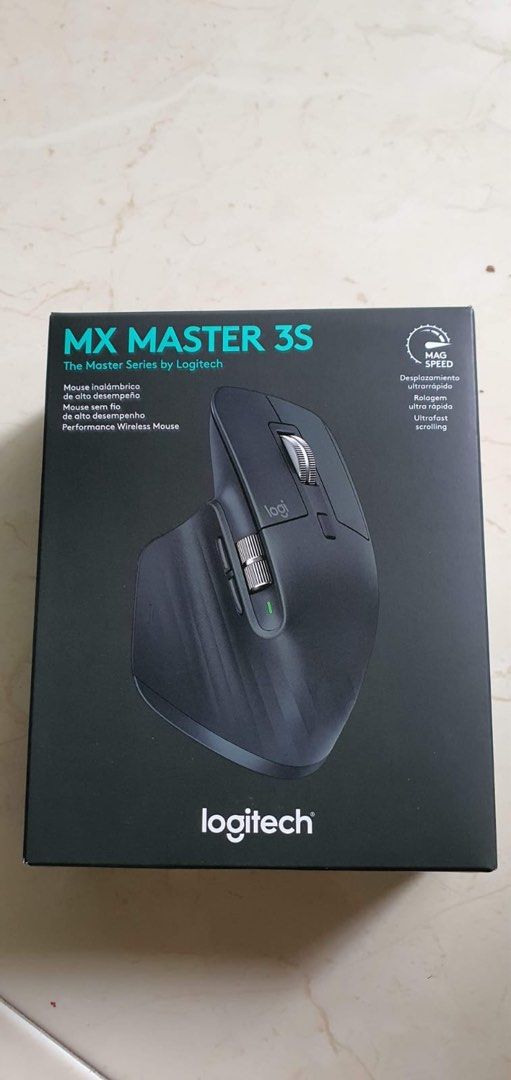Logitech MX MASTER 3S Wireless mouse (Without seal open), Computers ...