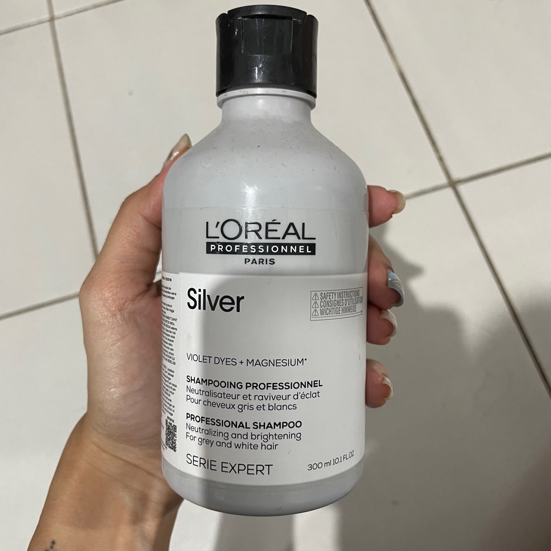 Loreal Silver Shampoo, Kesehatan & Kecantikan, Perawatan Rambut di ...