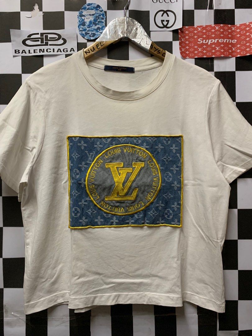 Lv patch, Women's Fashion, Tops, Shirts on Carousell