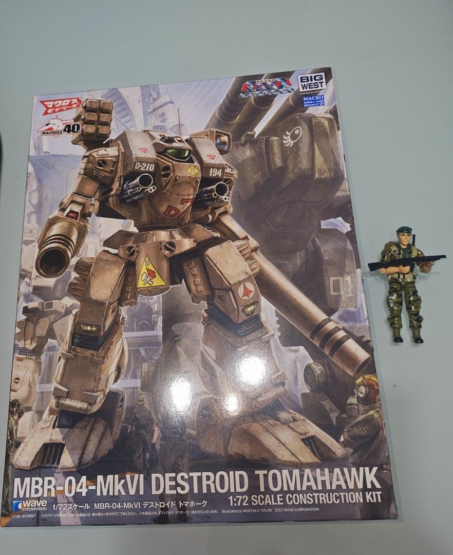 Macross/Robotech Destroid Tomahawk (M) or Warhammer (R) by Big West 1: ...