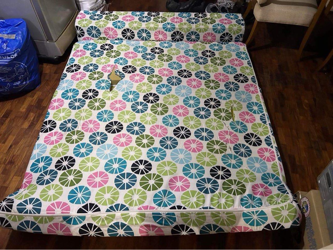 Mandaue Foam Queen Sofa Bed, Furniture & Home Living, Furniture, Bed ...