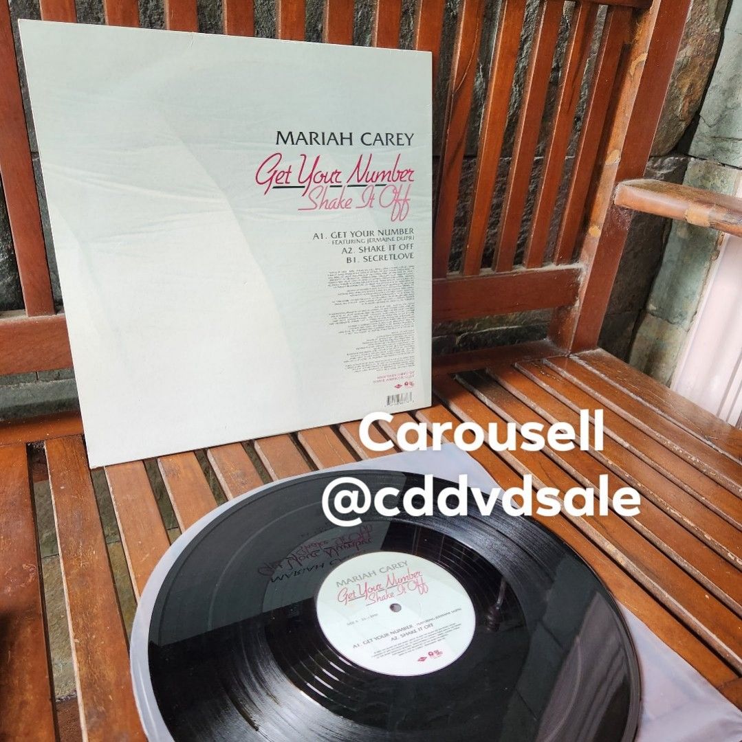 MARIAH CAREY VINYL GET YOUR NUMBER SHAKE IT OFF NOT CD TAPE ALBUM MERCH ...