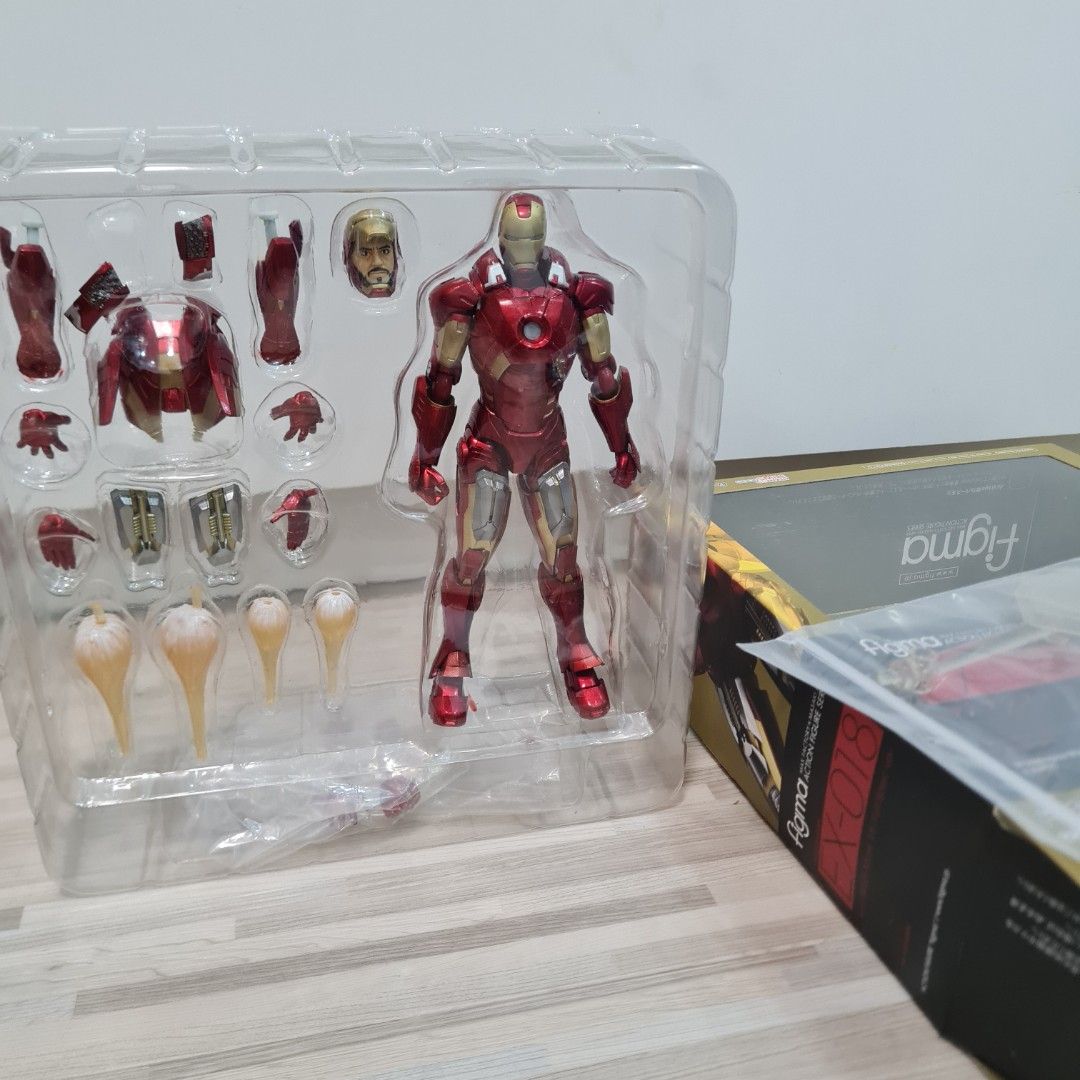 Marvel Figma Iron Man Mark mk 7 Full Spec MCU Avengers, Hobbies & Toys ...