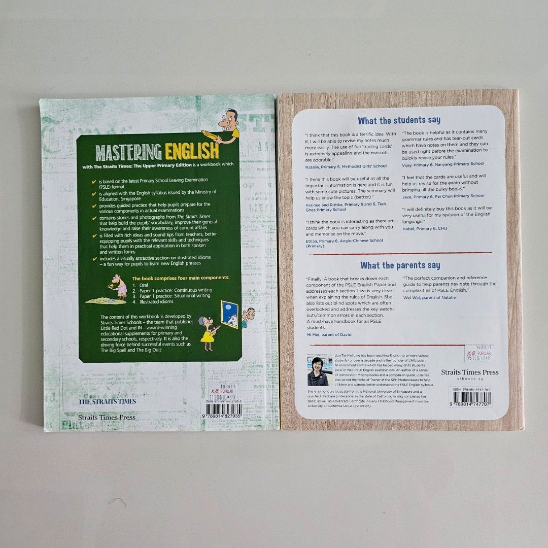 P5 P6 PSLE English Compo : Mastering English 2nd Edition + Excel in ...