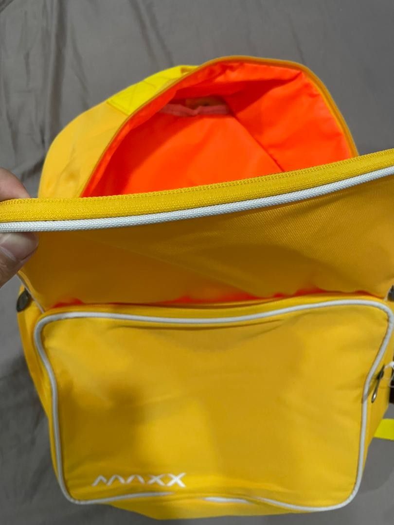 Maxx Backpack (Yellow), Men's Fashion, Bags, Backpacks on Carousell