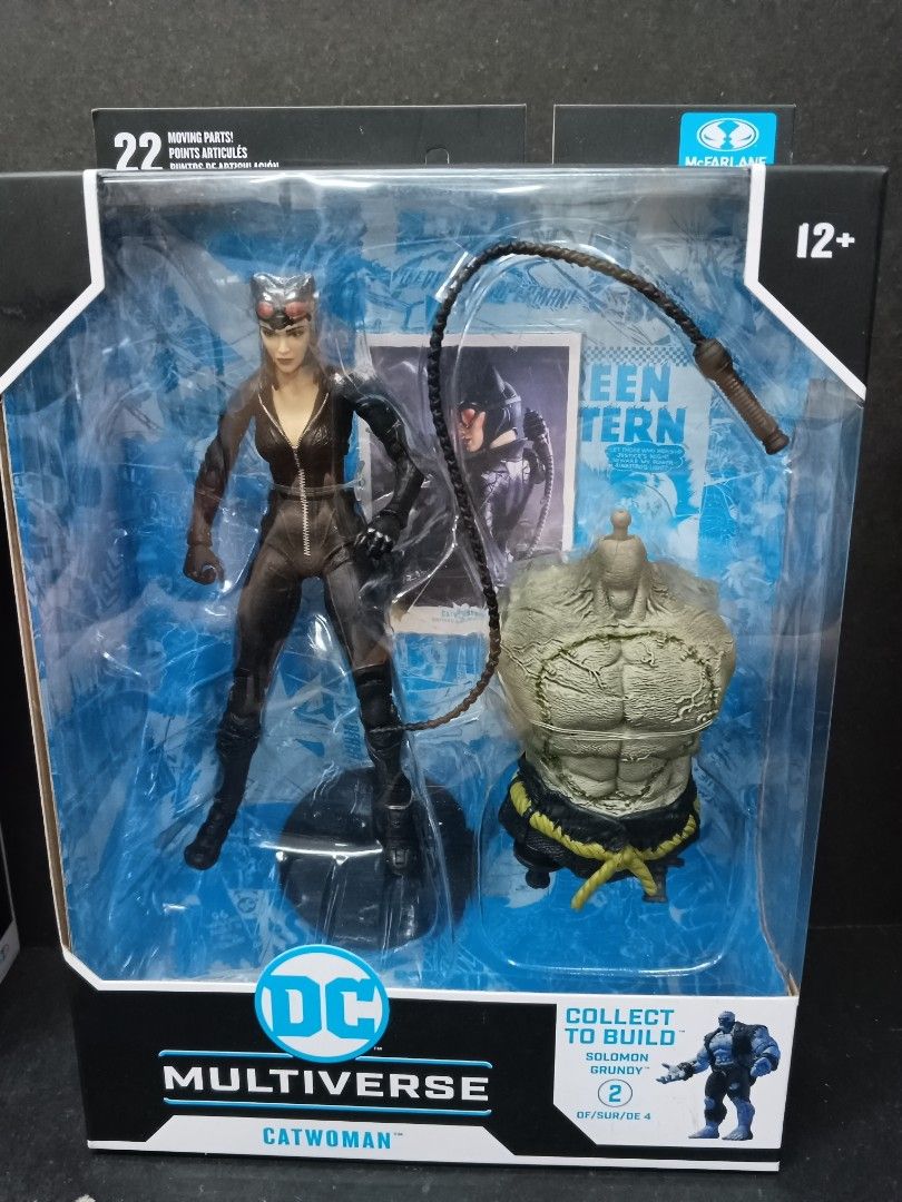 McFarlane DC Multiverse Batman: Arkham City Catwoman (Build A Fig- Solomon Grundy) 7" Action ...