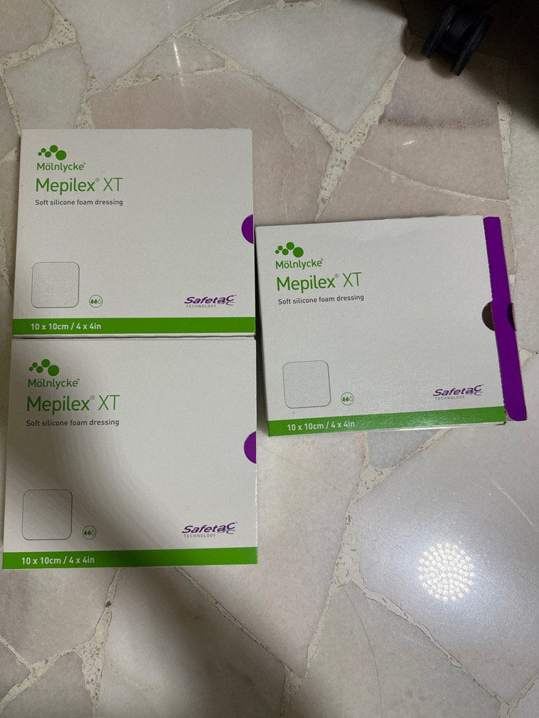 MEPILEZ XT SOFT SILICON FOAM DRESSING, Health & Nutrition, Medical ...