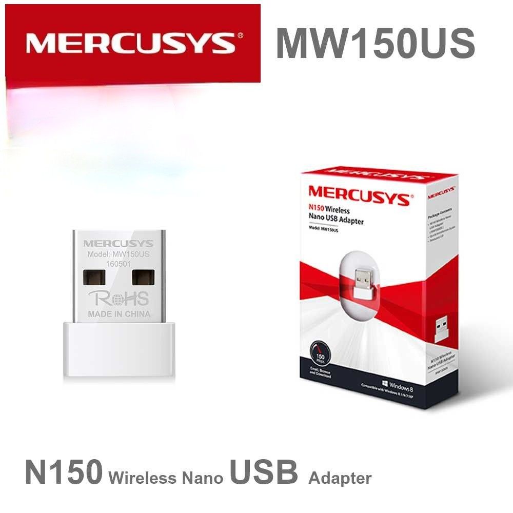 Mercusys N150 Wireless Nano USB Adapter, Computers & Tech, Parts ...