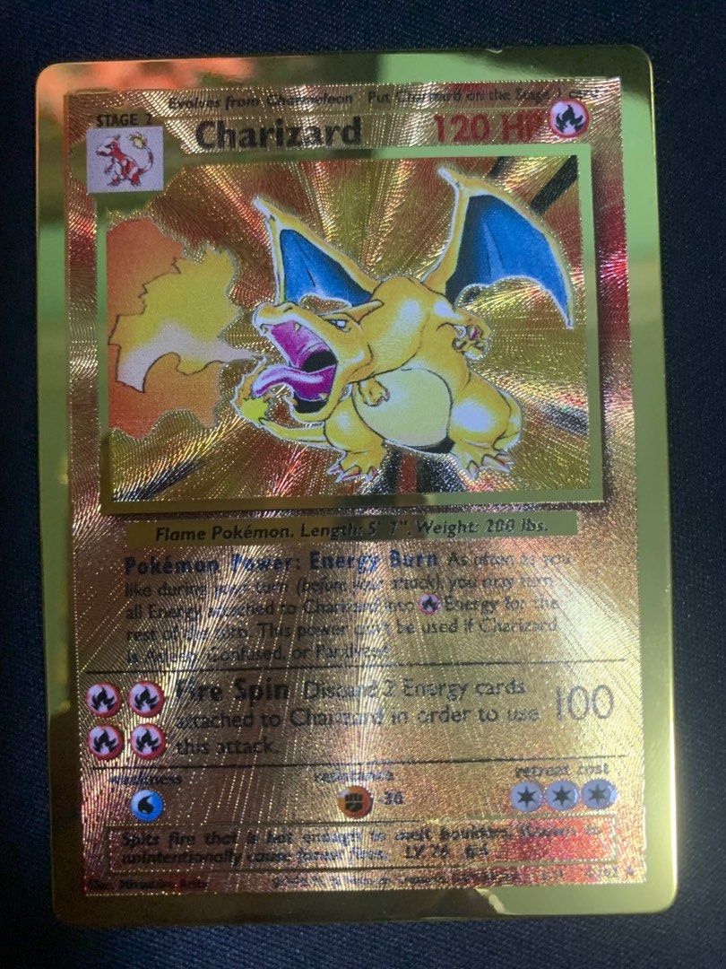 Metal Charizard Celebrations Ultra Premium Collection, Hobbies & Toys ...