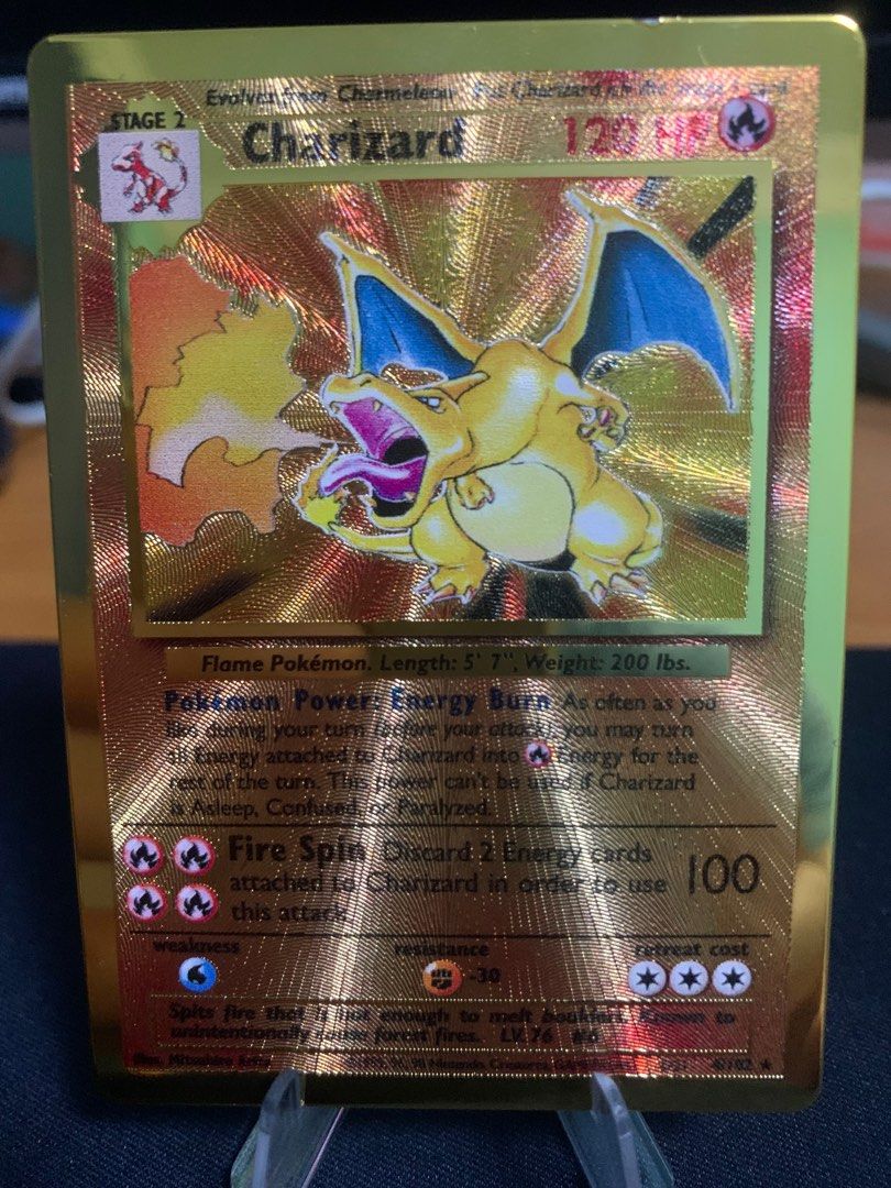 Metal Charizard Celebrations Ultra Premium Collection, Hobbies & Toys ...