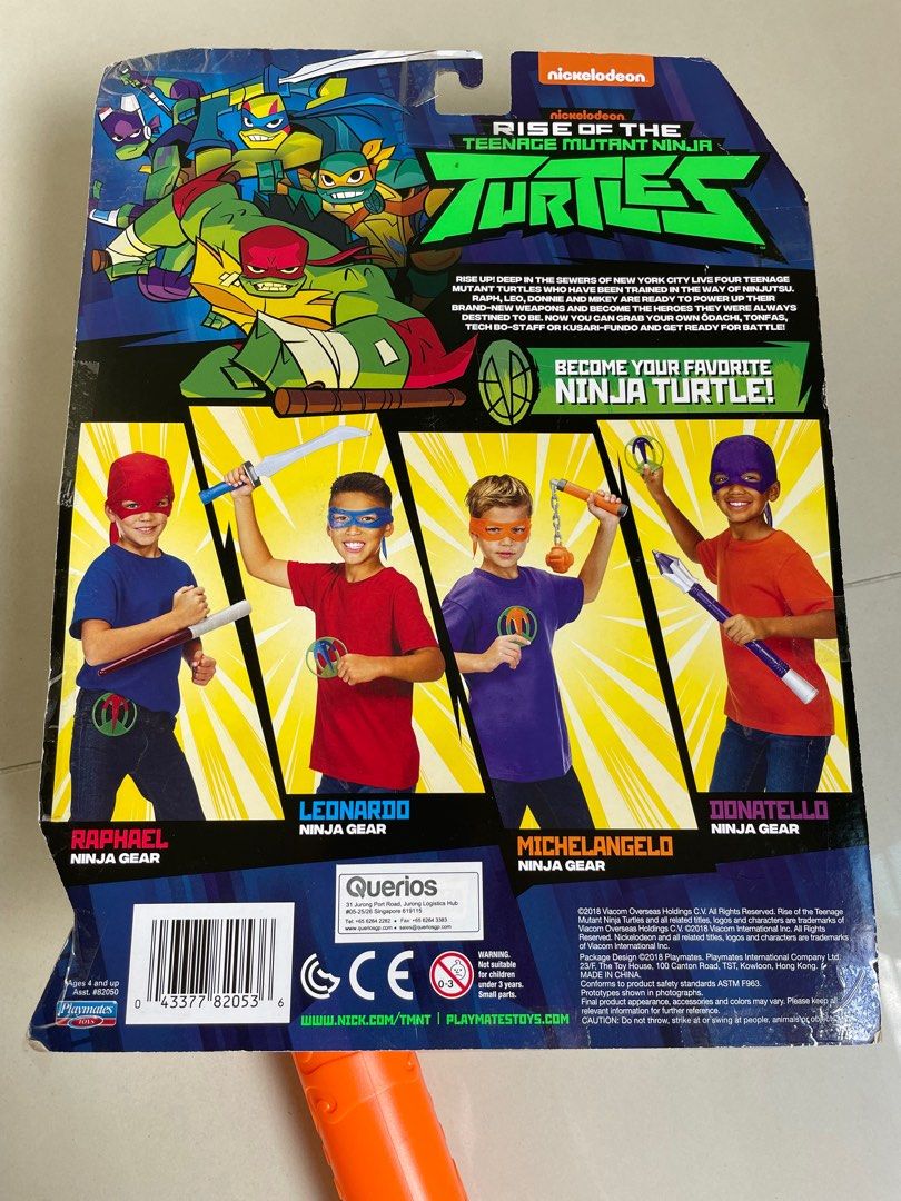 Michelangelo Mask Nunchucks TMNT Teenage Mutant Ninja Turtles Toddler ...