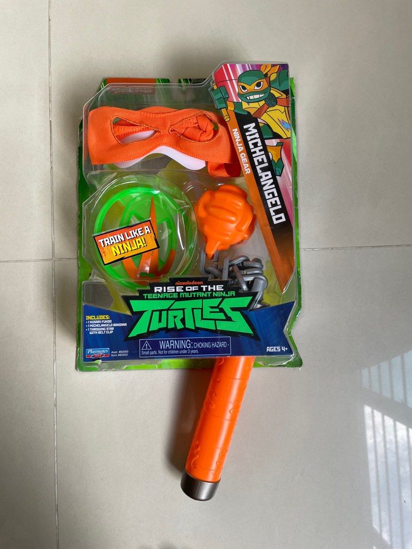 Michelangelo Mask Nunchucks TMNT Teenage Mutant Ninja Turtles Toddler ...
