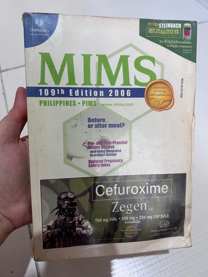 MIMS 109th Ed. 2006, Hobbies & Toys, Books & Magazines, Assessment ...