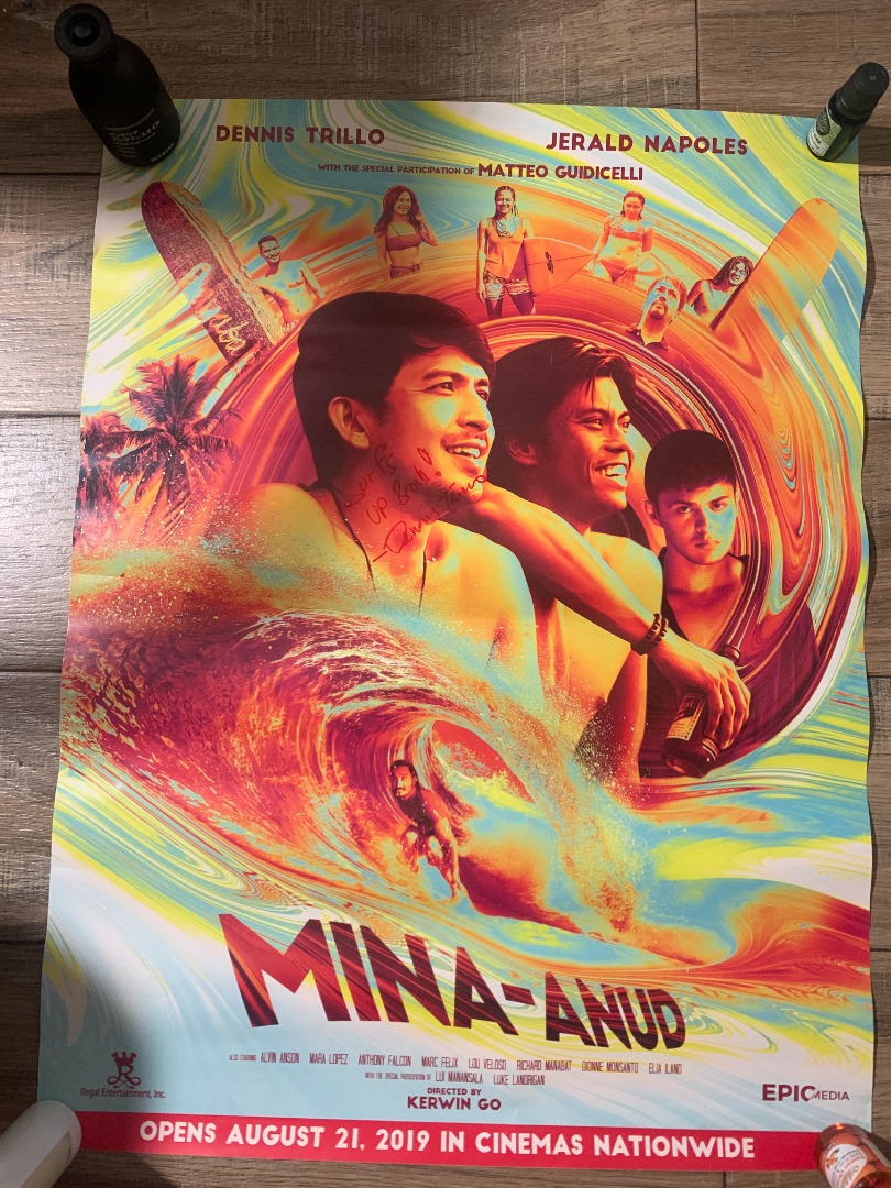 mina anud movie poster w/ dennis trillo's signature, Mobile Phones ...