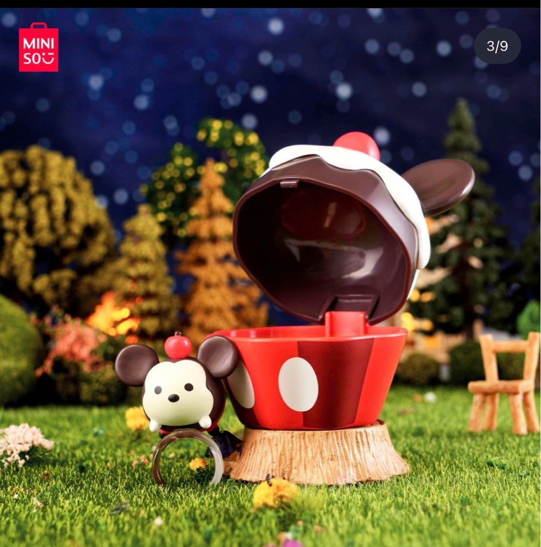 MINISO Disney Tsum Tsum Cupcake Theme Night Light, Hobbies & Toys ...