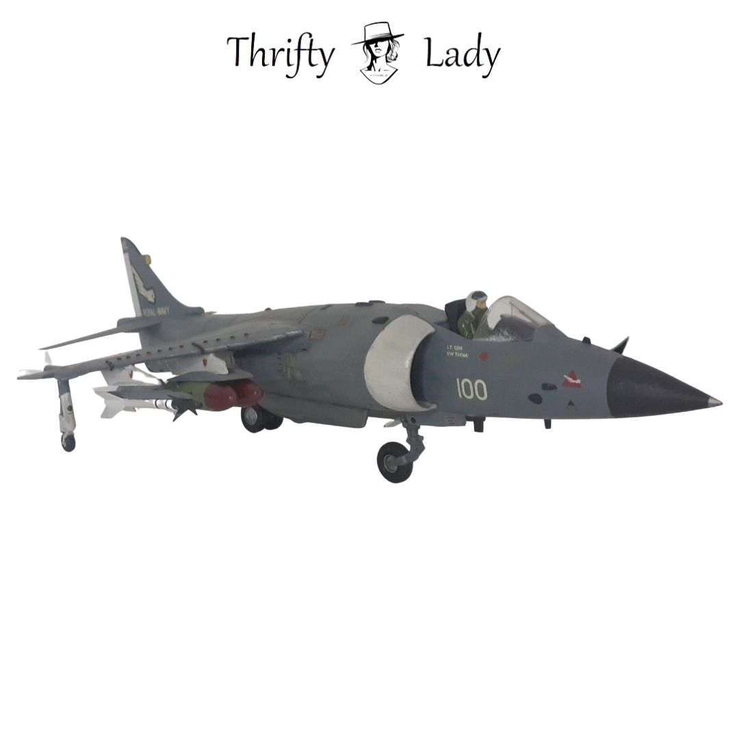 Model Plane Collectible: Harrier VTOL (Vertical Take-Off & Landing ...