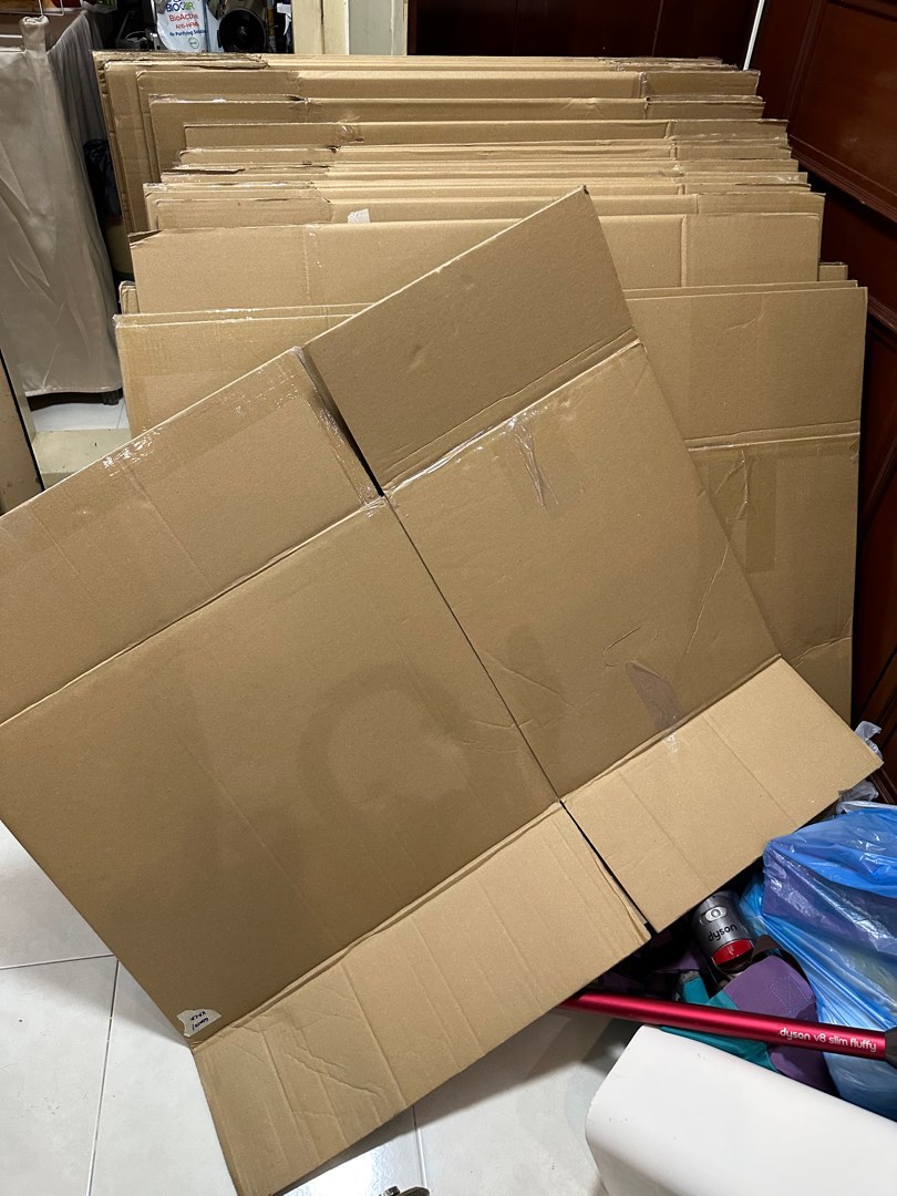 Moving house storage BIG double walls carton boxes, Furniture & Home ...