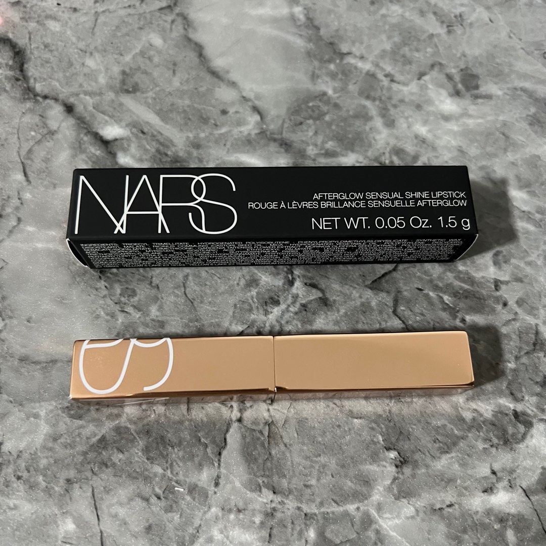 NARS Afterglow Sensual Shine Hydrating Lipstick (321 Turned On), Beauty ...