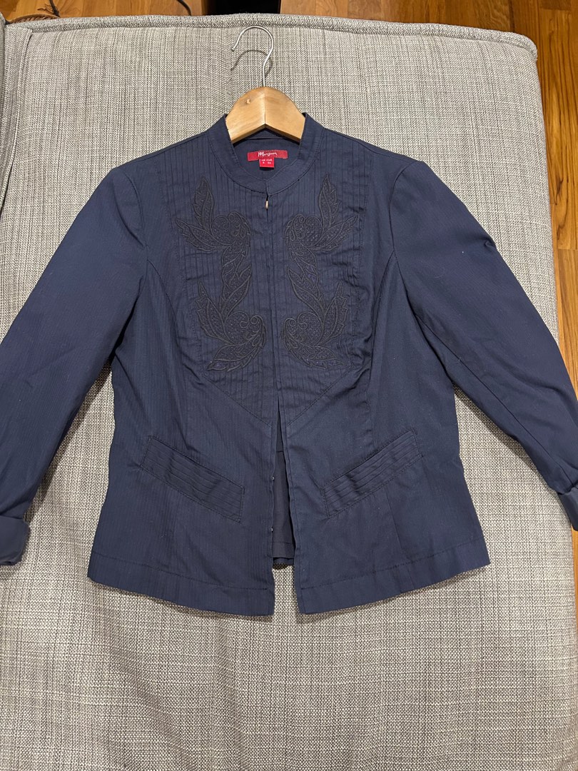 Navy blue Monsoon jacket UK 8, Women's Fashion, Coats, Jackets and ...
