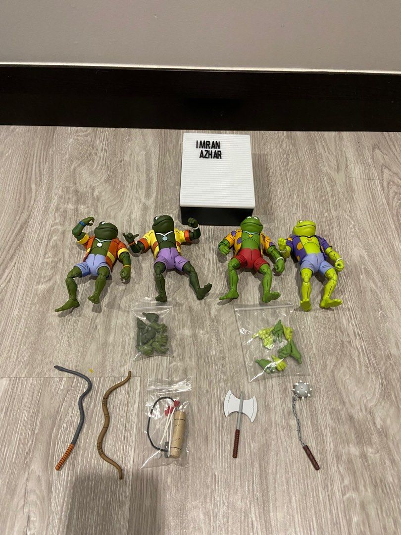 NECA TMNT Punk Frogs, Hobbies & Toys, Toys & Games on Carousell