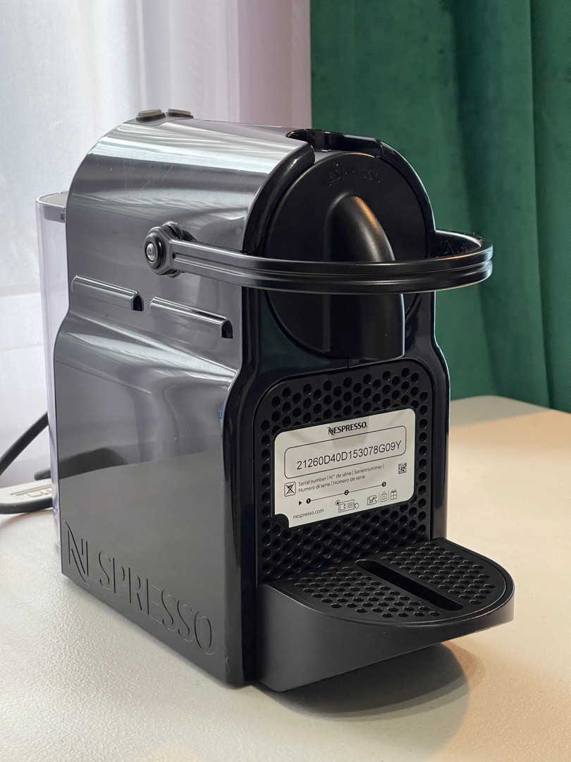 Nespresso Inissia Black Machine, TV & Home Appliances, Kitchen ...