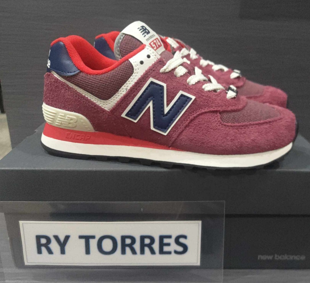 New Balance 574 "Red Navy", Women's Fashion, Footwear, Sneakers on ...