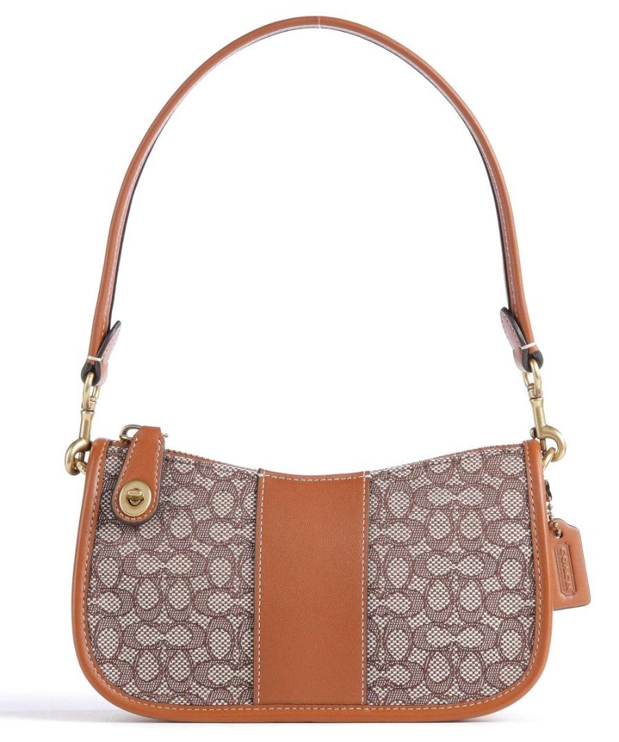 New Coach Original Brown Signature Collection WOMEN SWINGER 20 IN MICRO ...