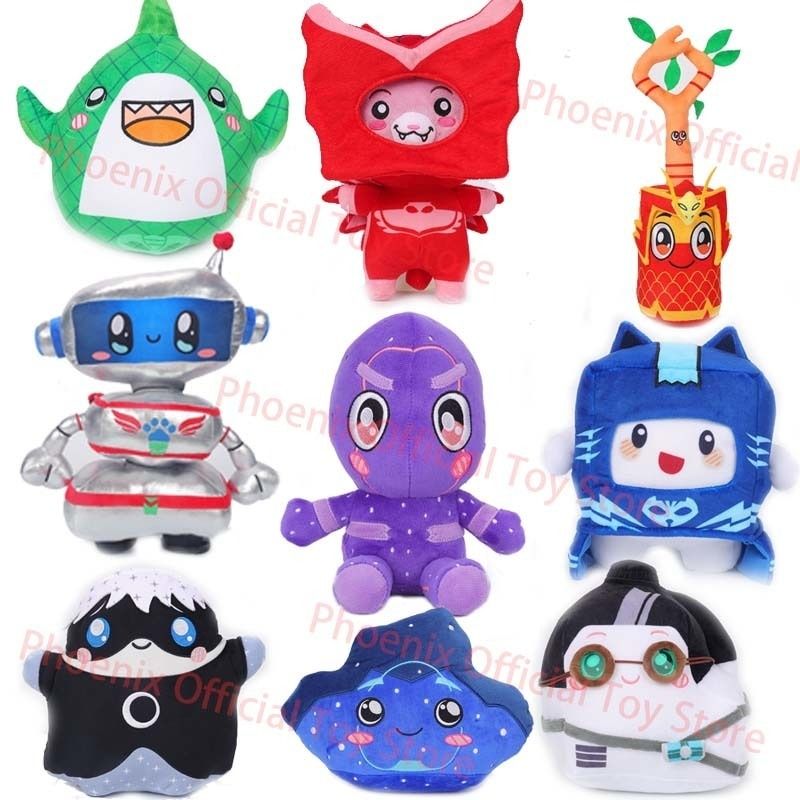 NEW Lanky Box Pajama Masks Man Plush Toy Cartoon Cyborg Boxy Foxy Rocky ...