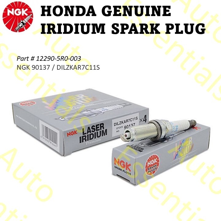 NGK DILZKAR7C11S Iridium Spark Plug for Honda Vezel; Honda Fit; GK5 ...